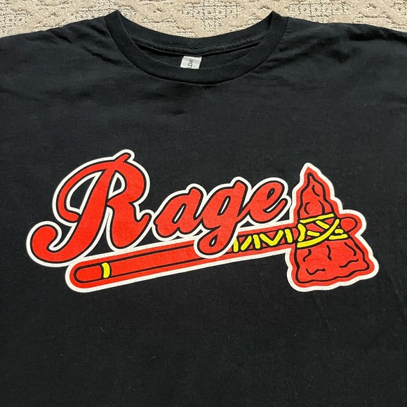 Gildan | Shirts | 22 Attila Band Rage Tour 222 Atlanta Braves Themed ...